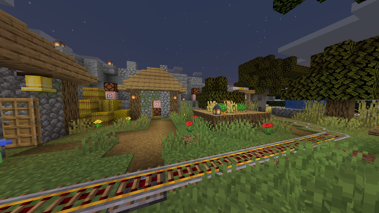 Minecart Mayhem (Target Block Mini-Game) Minecraft Map