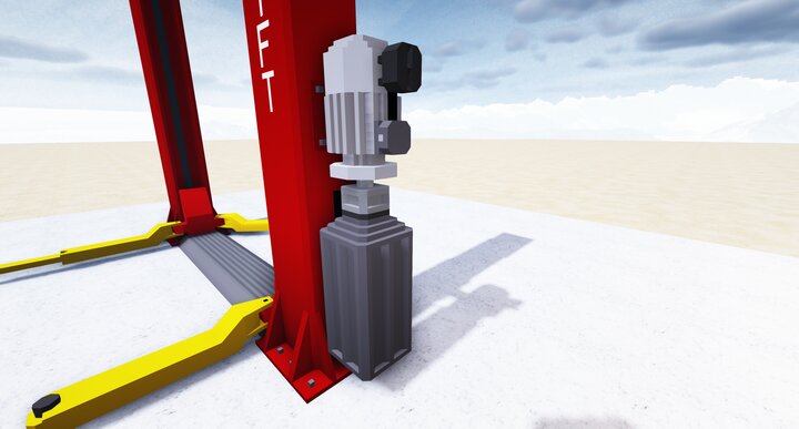 2 Post Vehicle Garage Lift Minecraft Map