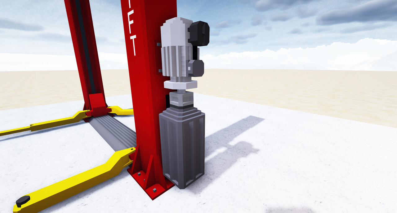 2 Post Vehicle Garage Lift Minecraft Map