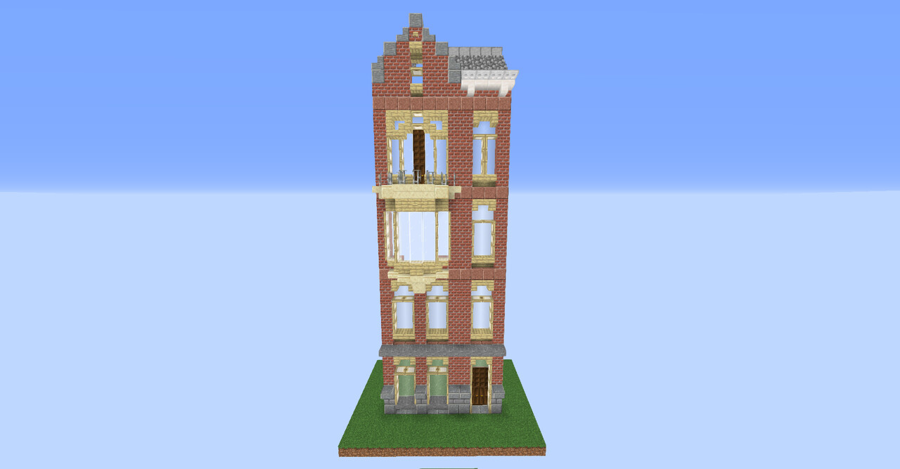 Tutorial: How to build a traditional townhouse Minecraft Map