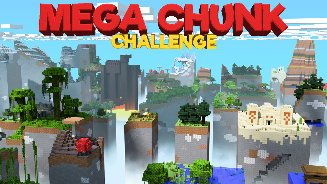 Mega Chunk Challenge - Java 1.15 Minecraft Map