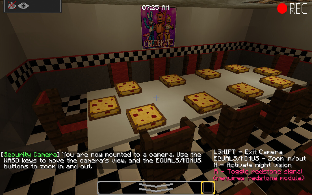 Fnaf 2 modded Minecraft Map