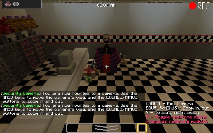 Fnaf 2 modded Minecraft Map