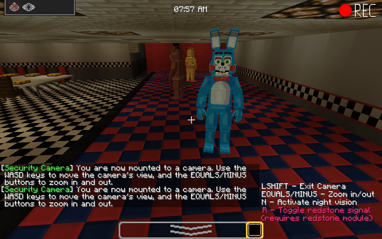 Fnaf 2 modded Minecraft Map