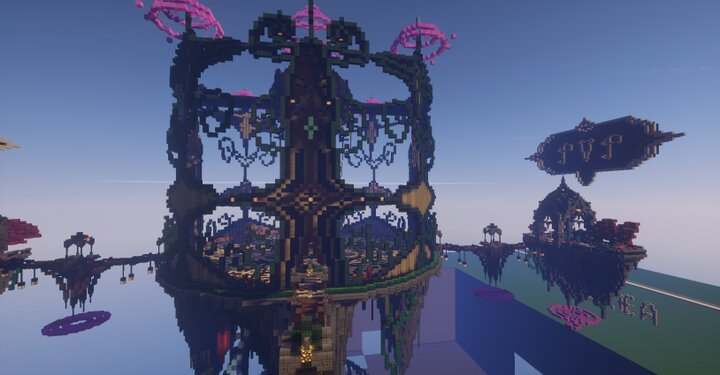 Flying Insland spawn | FastGoodBuild Minecraft Map