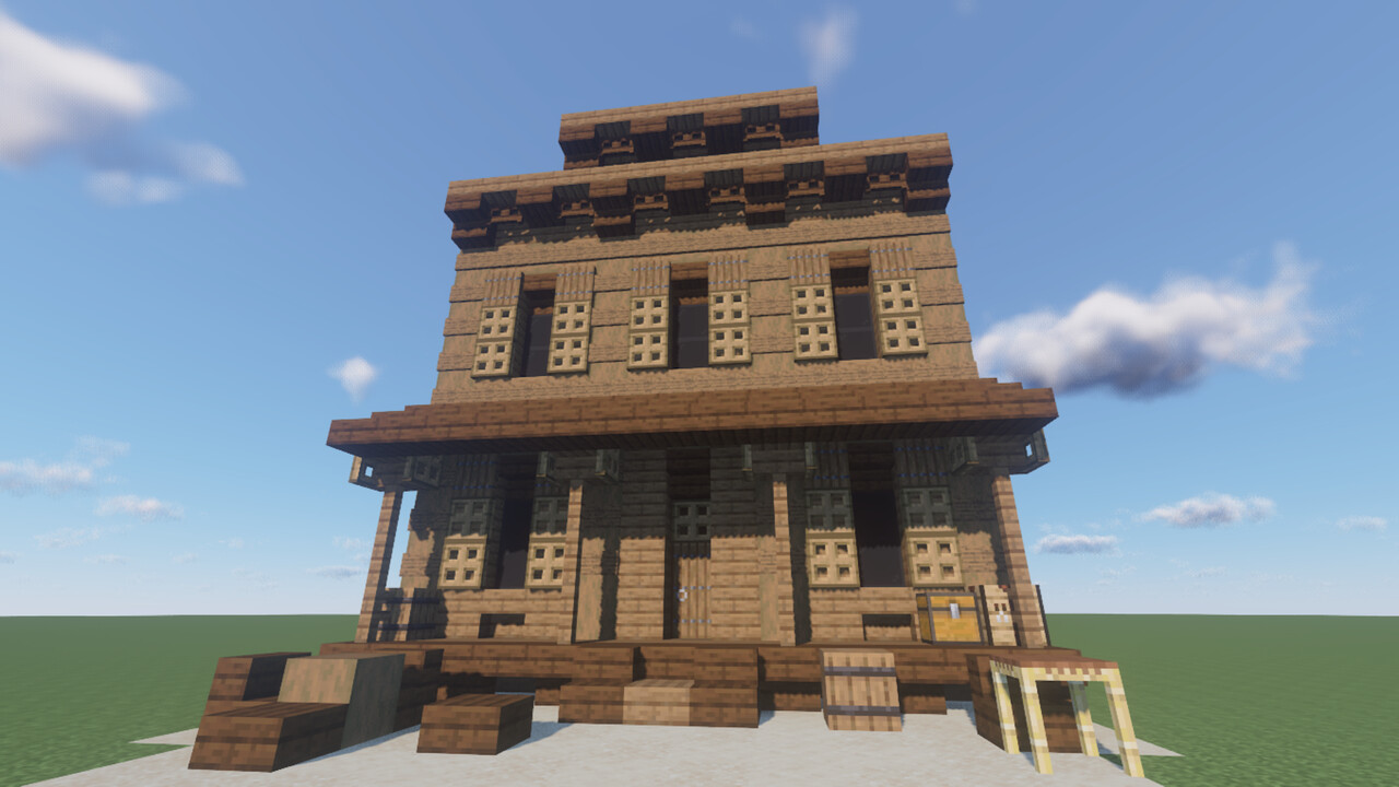 Western house Minecraft Map