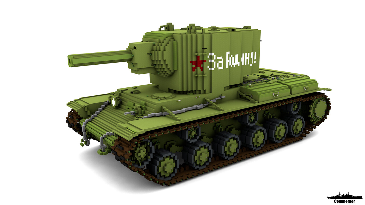 KV-2 (1939, 1940 & ZiS-6) 20:1 Scale Minecraft Map