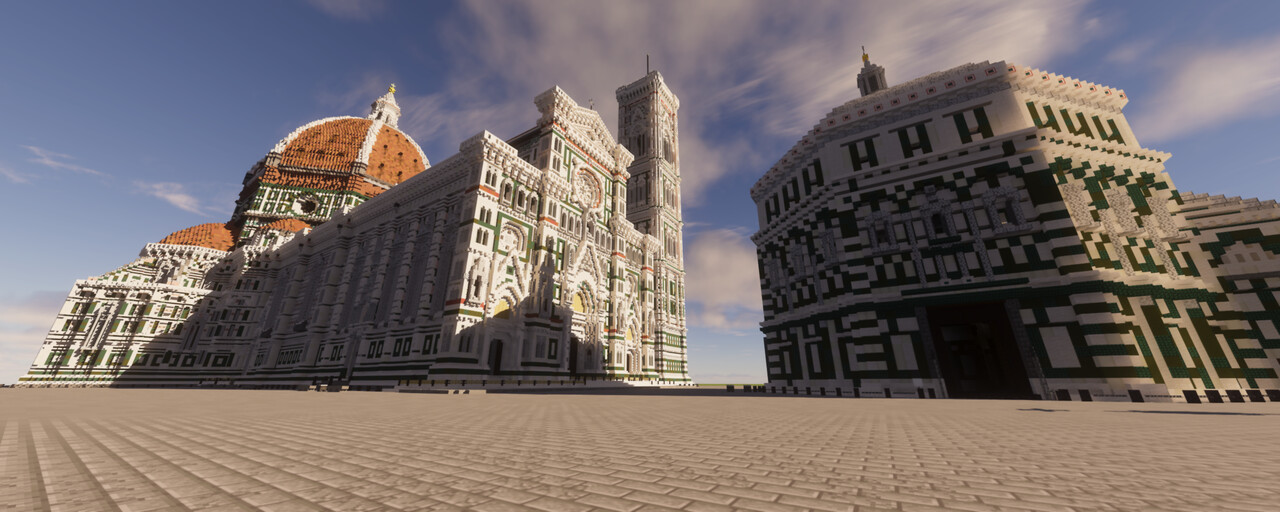 FIRENZE SU MINECRAFT - ⚜️Florence-Project⚜️ Minecraft Map