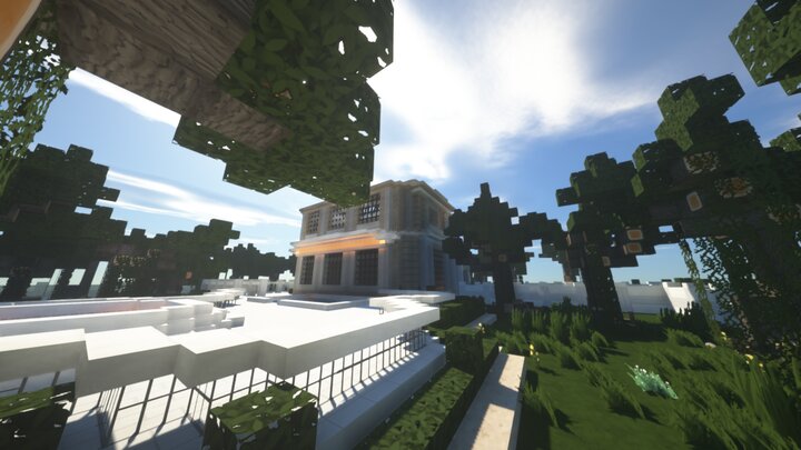 "Sand Mansion" Minecraft Map