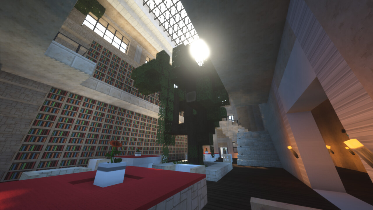 "Sand Mansion" Minecraft Map