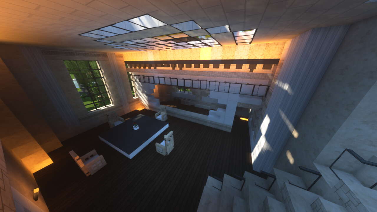 "Sand Mansion" Minecraft Map