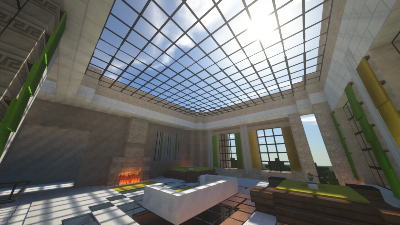 "Sand Mansion" Minecraft Map