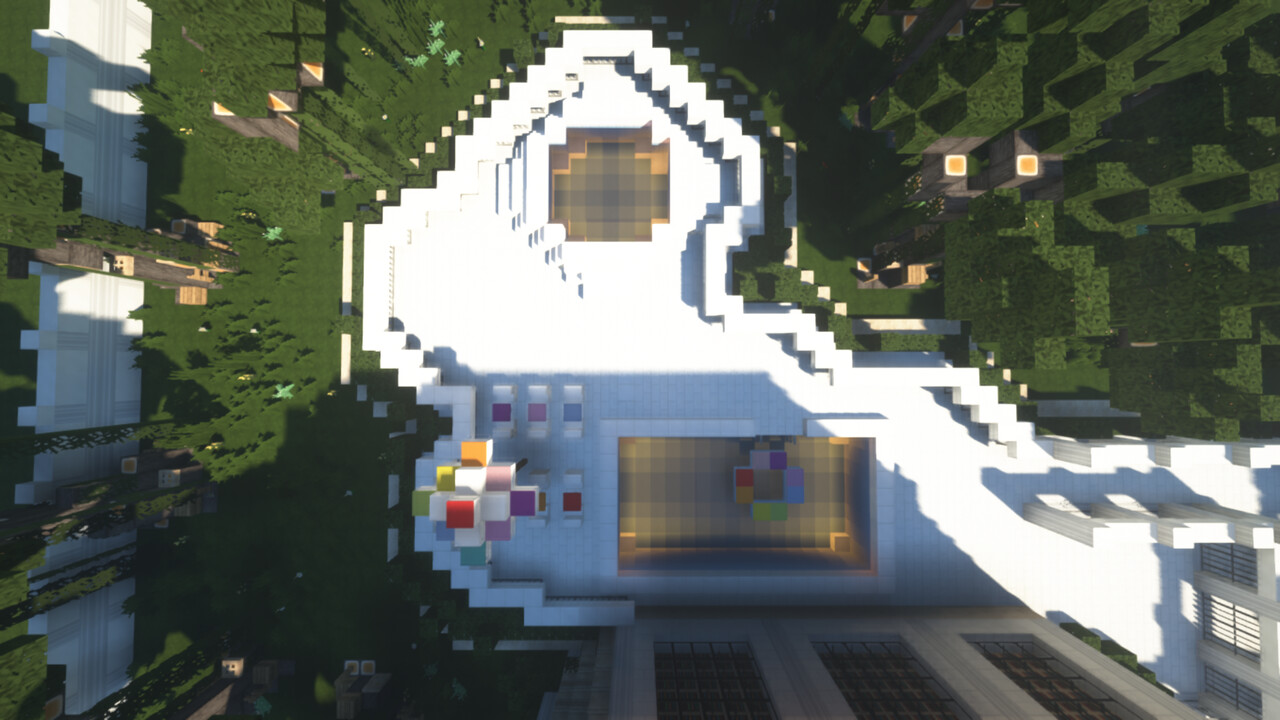 "Sand Mansion" Minecraft Map