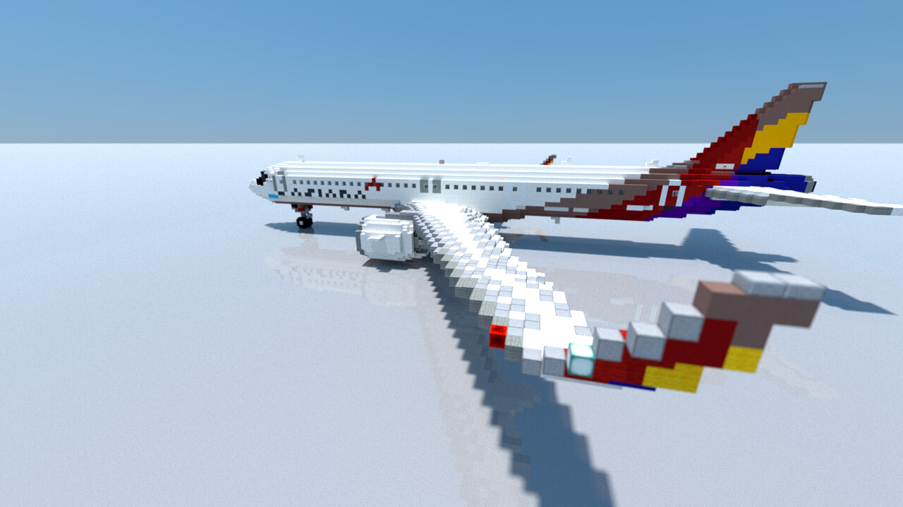 Airbus A321-251NX Asiana Airlines [+Download] Minecraft Map