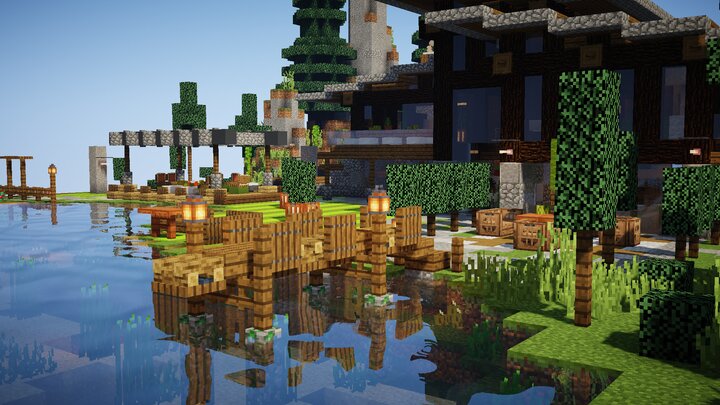 Lake House Minecraft Map