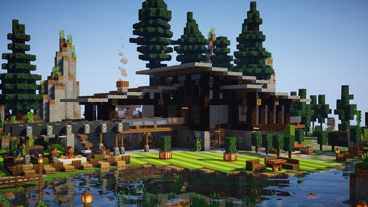 Lake House Minecraft Map