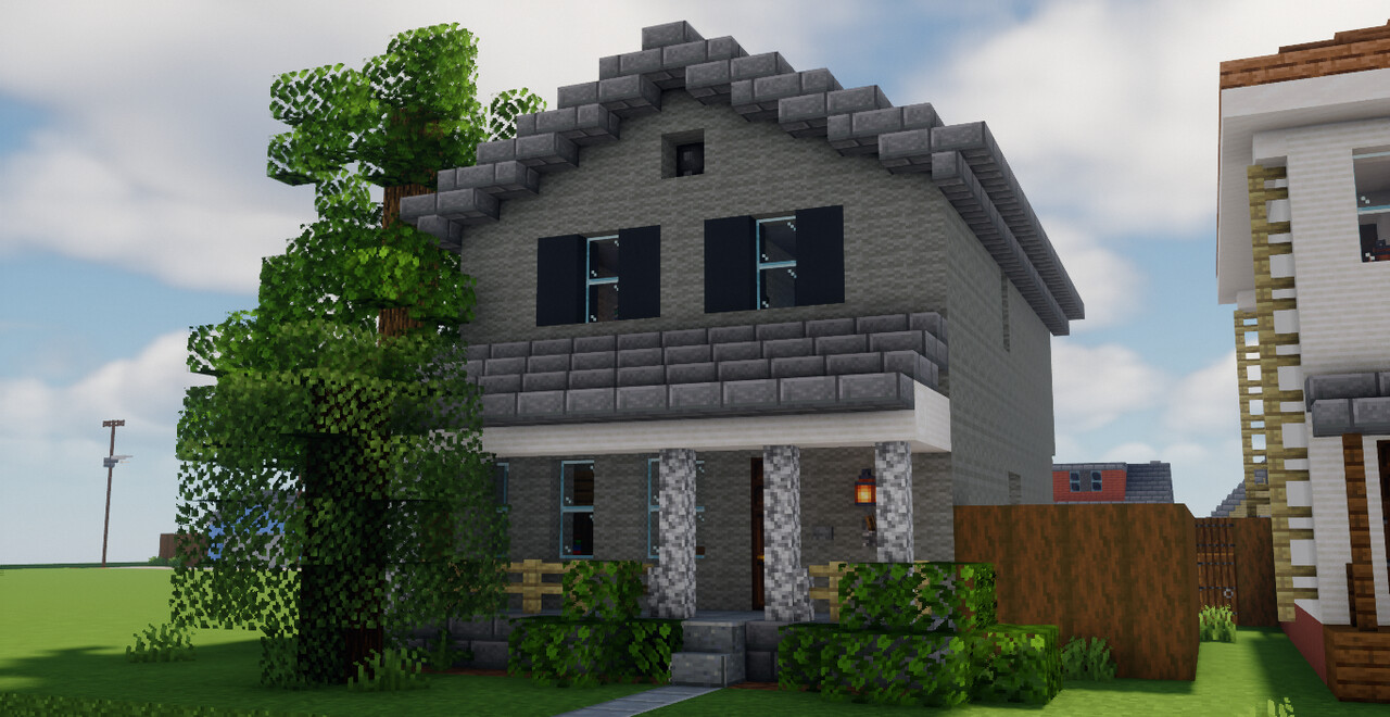 American Mid-West House #12 [Schematic] Minecraft Map