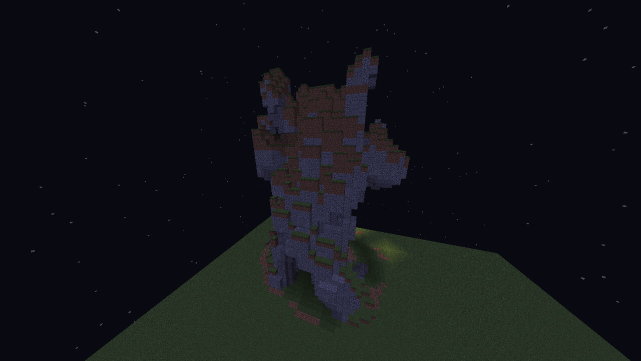 Big Grass Monster Minecraft Map