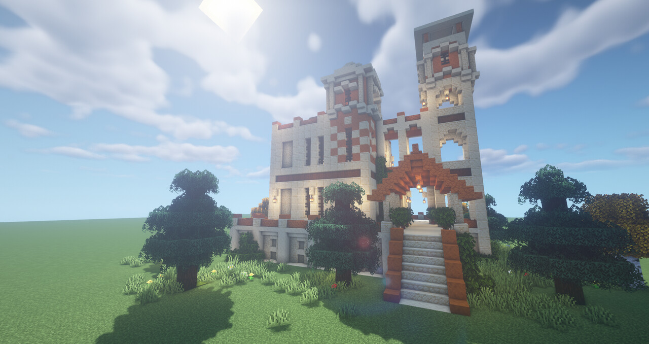 Sandstone house Minecraft Map