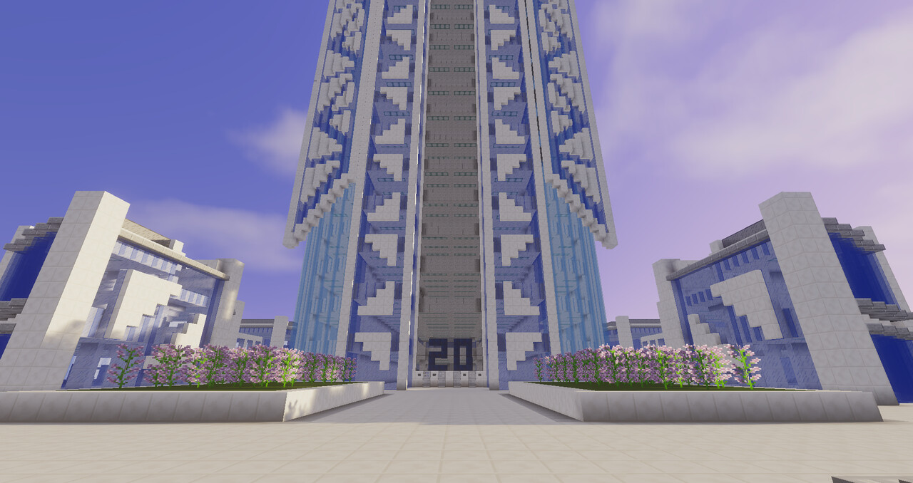 Quartz Tower #20 Minecraft Map