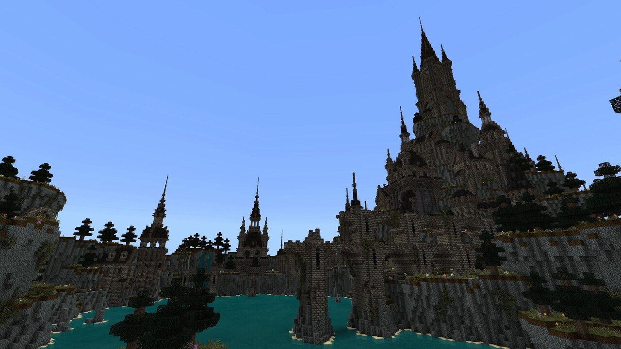 The Damned City / Medieval Gothic City Minecraft Map