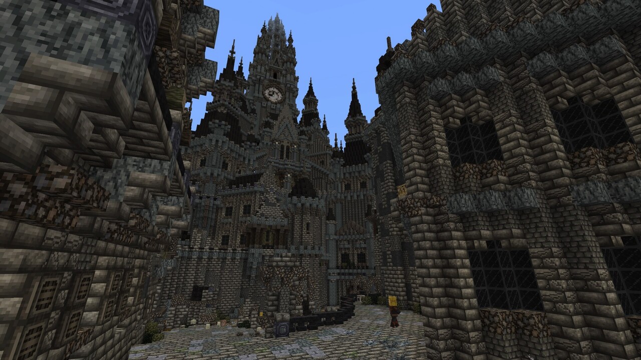 The Damned City / Medieval Gothic City Minecraft Map