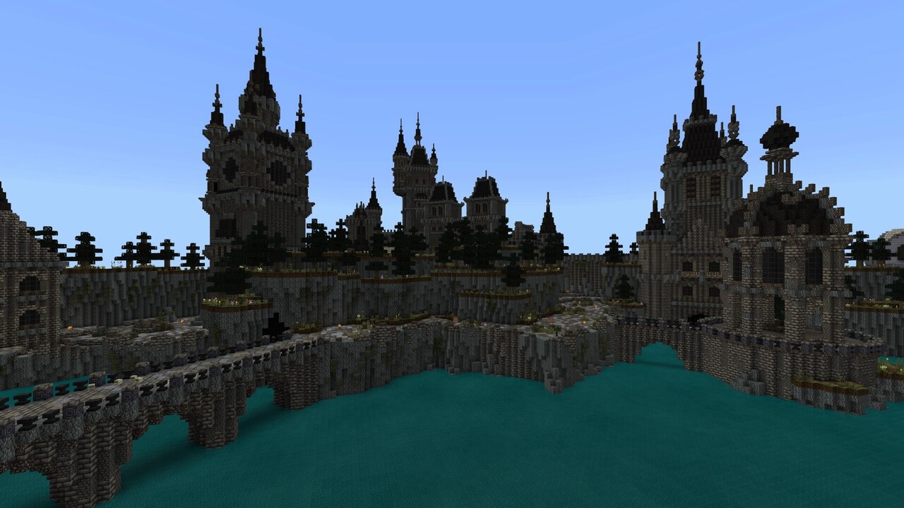 The Damned City / Medieval Gothic City Minecraft Map