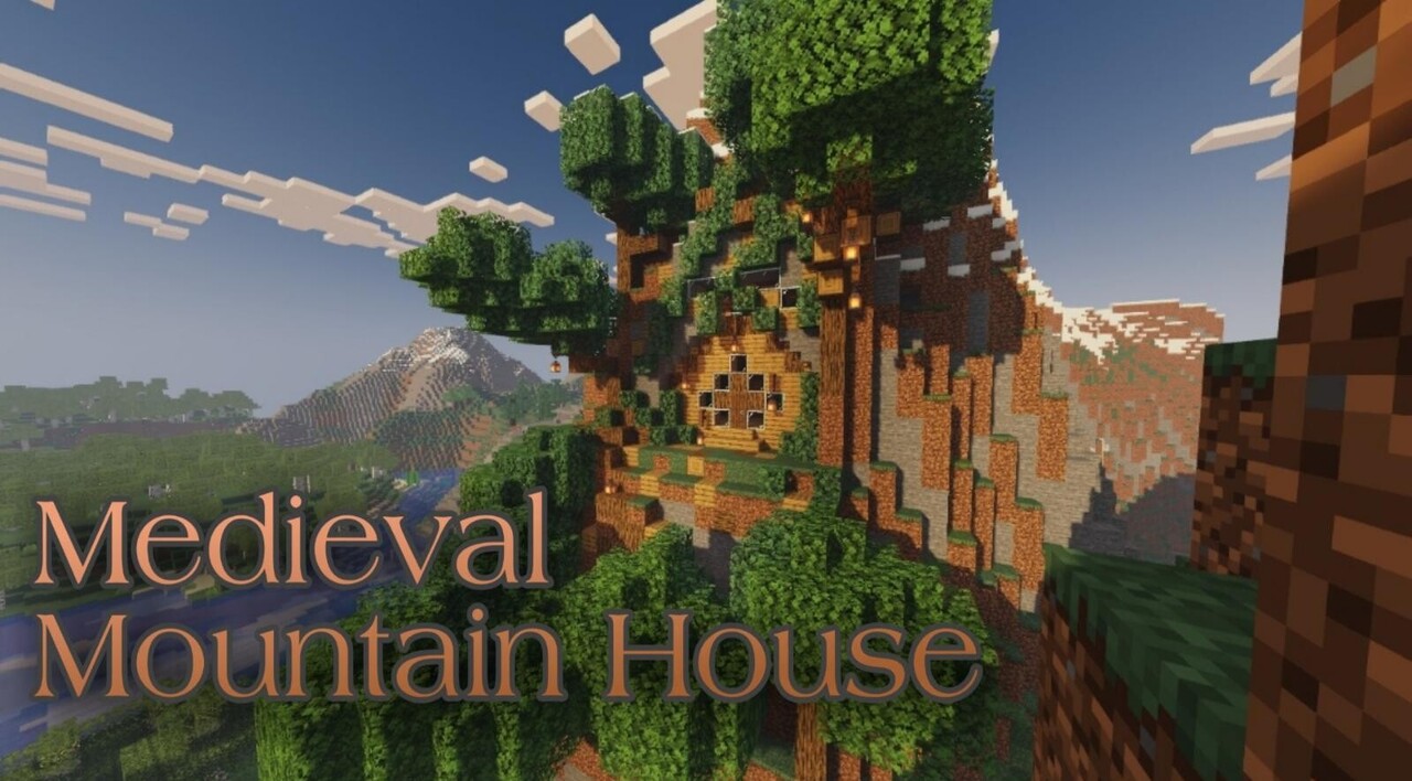 Medieval Mountain House Minecraft Map