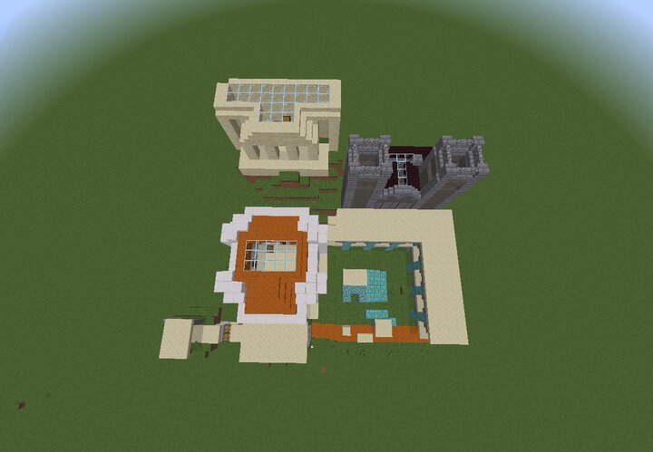 Smash Bros Temple Stage Minecraft Map