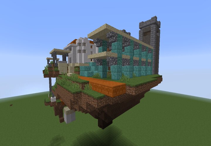 Smash Bros Temple Stage Minecraft Map