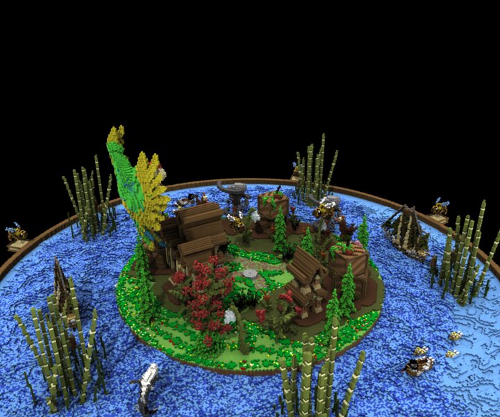 ⭐ EXCLUSIVE ⭐ Lobby Nature - AliensBuilds 🏡 Minecraft Map