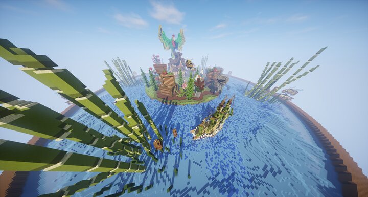 ⭐ EXCLUSIVE ⭐ Lobby Nature - AliensBuilds 🏡 Minecraft Map