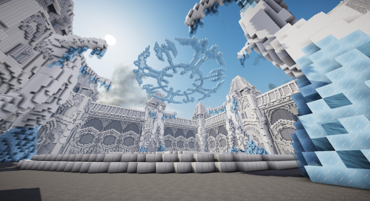 Ice spawn | FastGoodBuild Minecraft Map