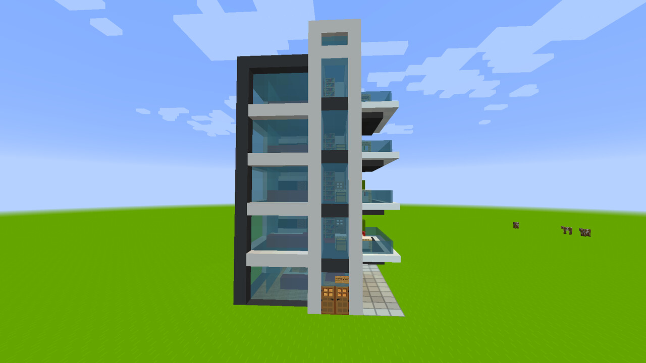 Modern Apartment Building Minecraft Map