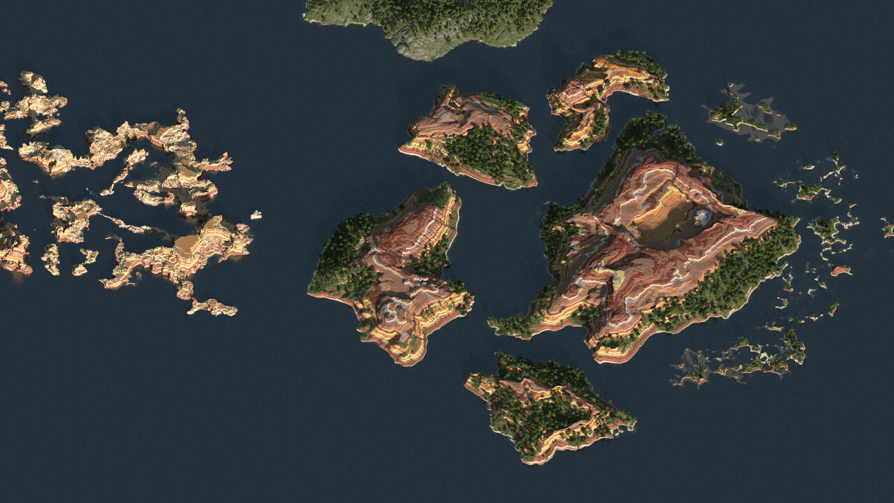 Island Pirate Map 2 - 10000х10000 [WorldPainter] Minecraft Map