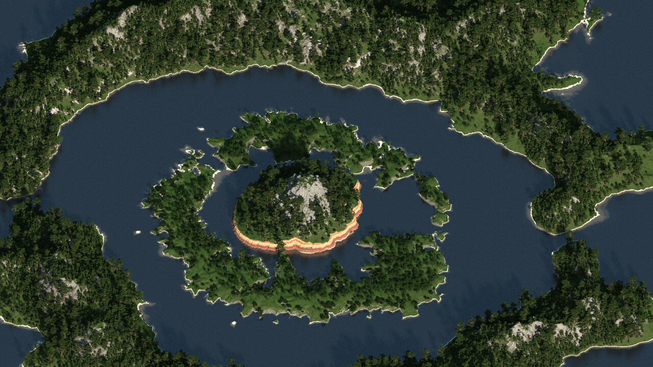 Island Pirate Map 2 - 10000х10000 [WorldPainter] Minecraft Map