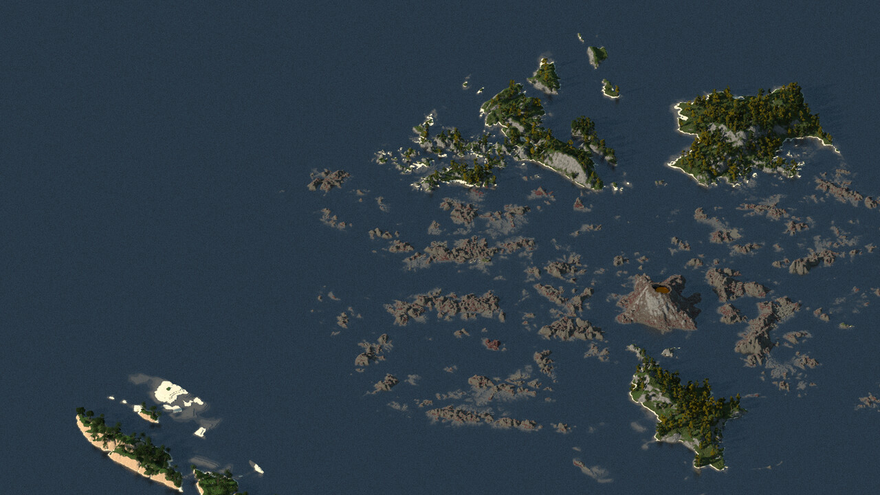 Island Pirate Map 2 - 10000х10000 [WorldPainter] Minecraft Map