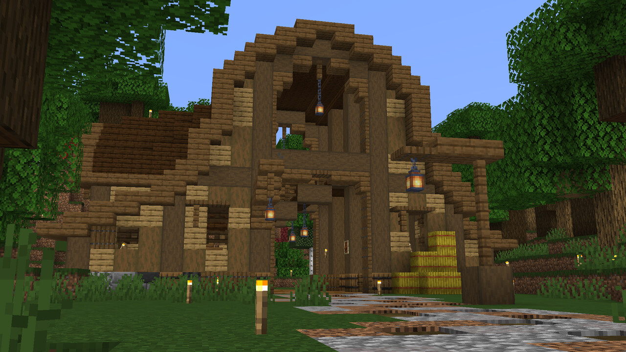 (Rustic) Survival Barn Minecraft Map