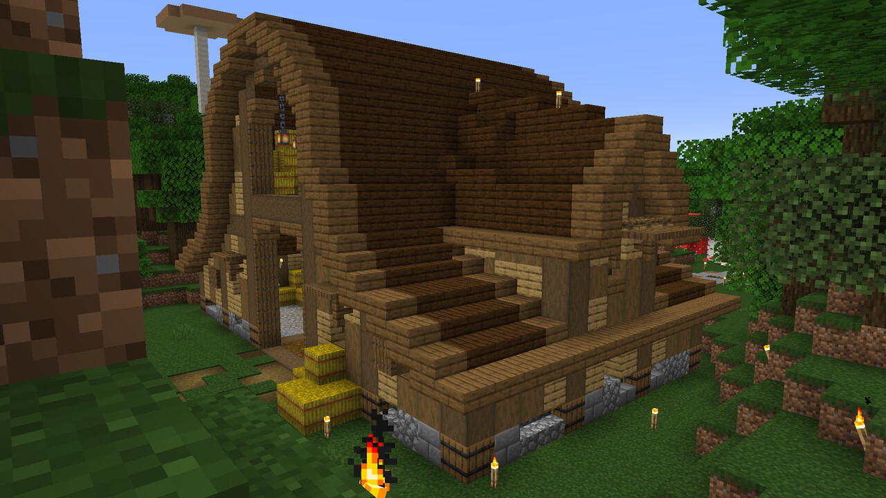 (Rustic) Survival Barn Minecraft Map