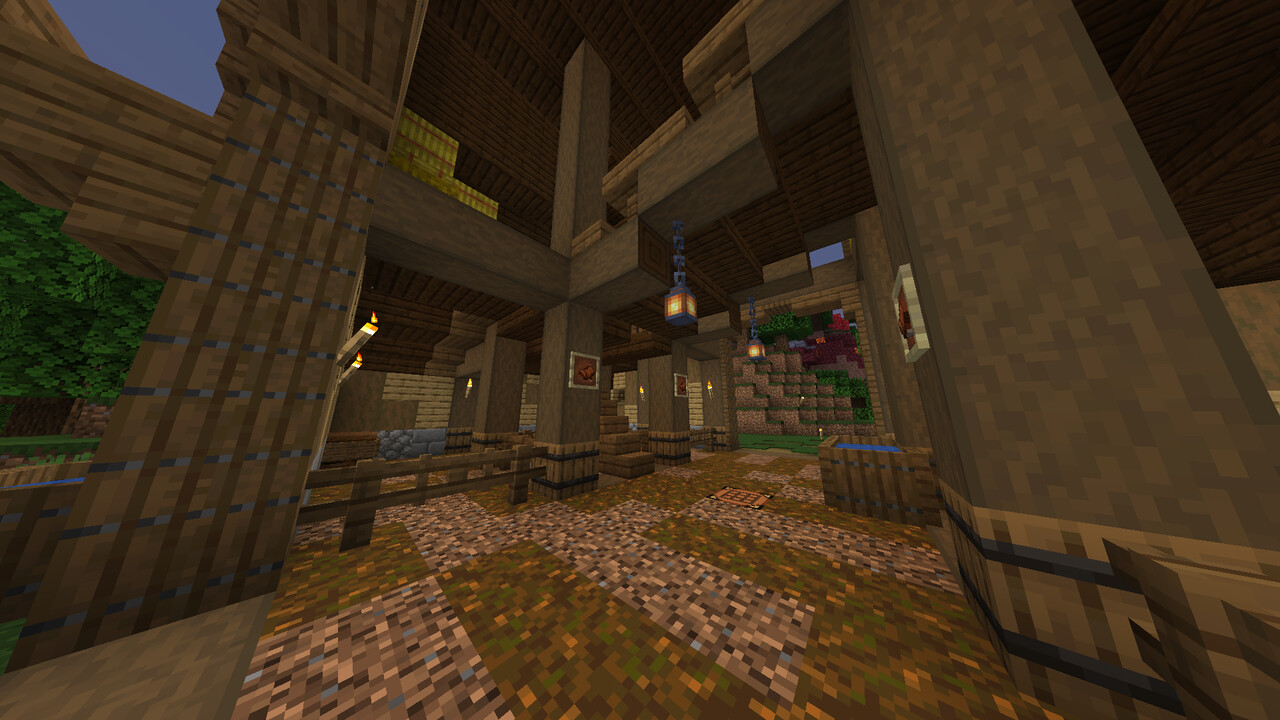 (Rustic) Survival Barn Minecraft Map