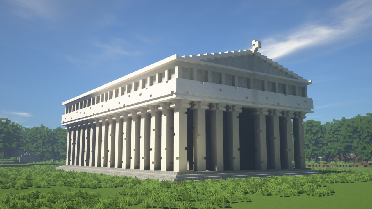 Greek/Roman temple build - Miq3 Minecraft Map
