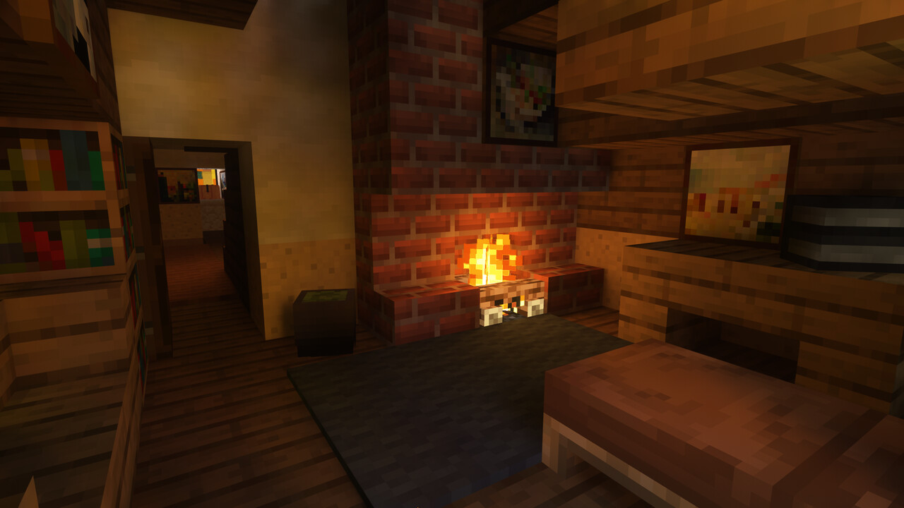 Old Manor House [Full Interior] - Rhode Island, Fall 1962 Minecraft Map