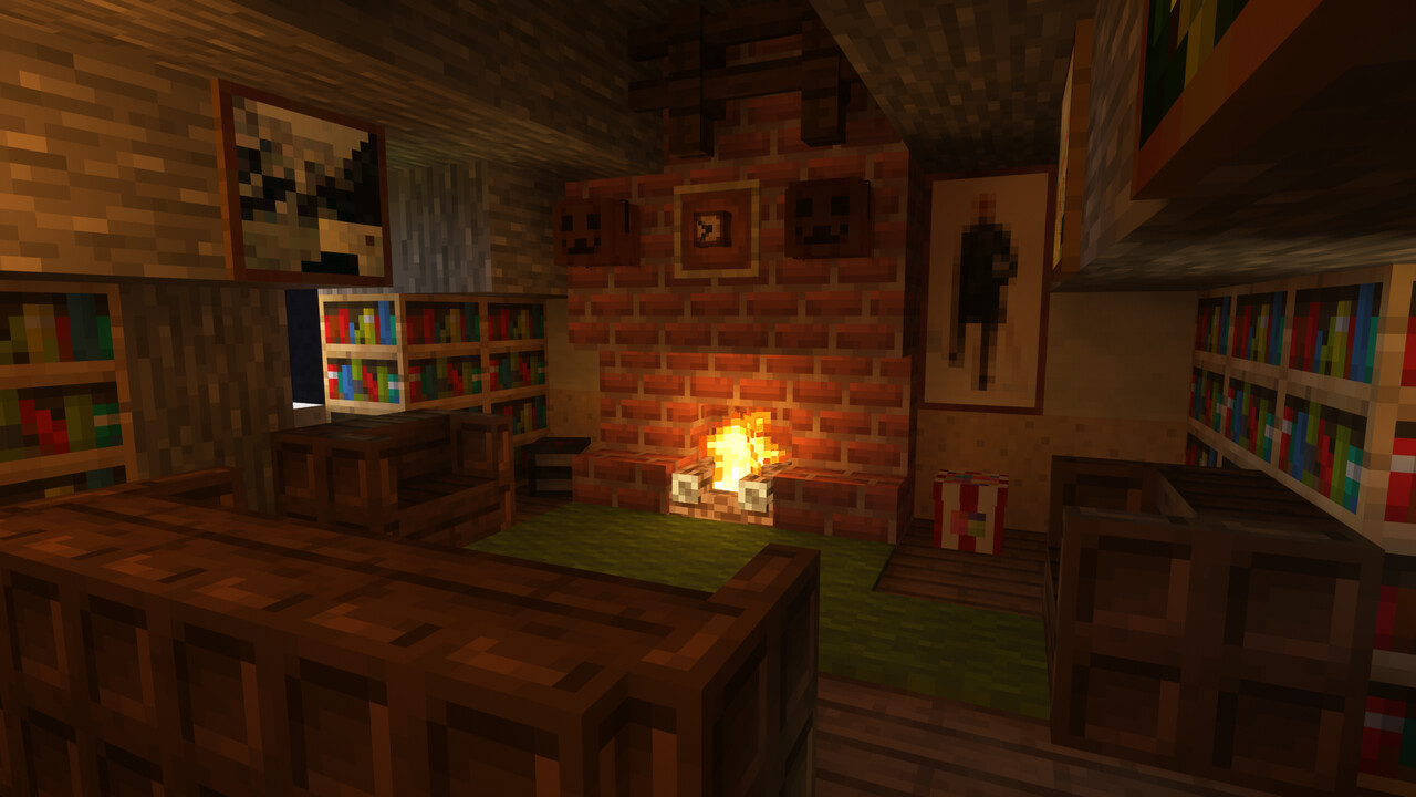 Old Manor House [Full Interior] - Rhode Island, Fall 1962 Minecraft Map