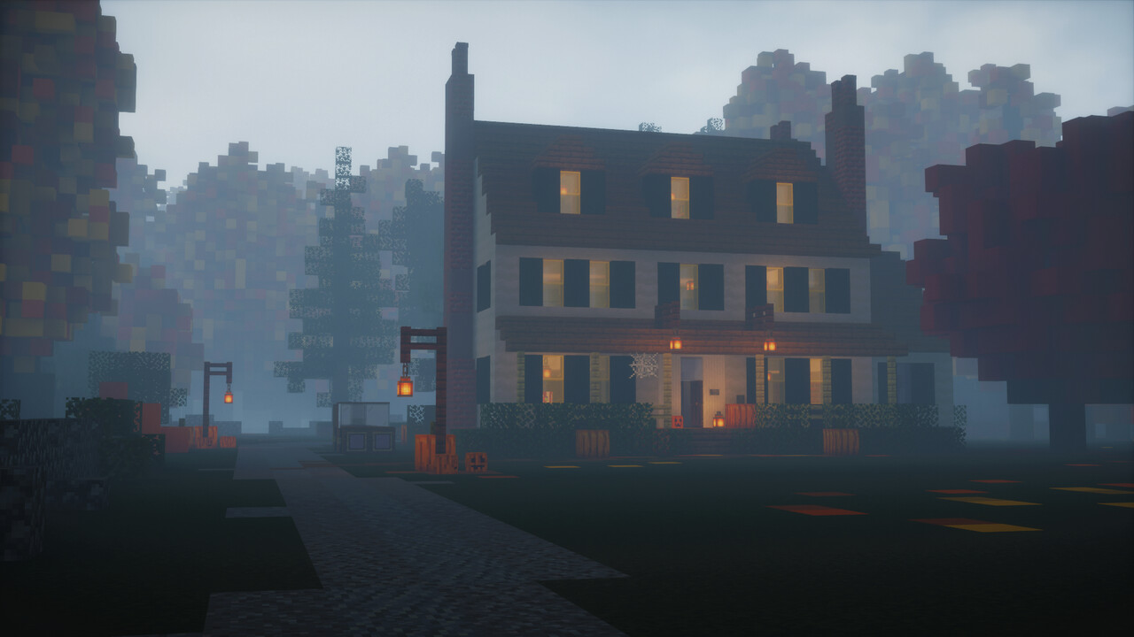 Old Manor House [Full Interior] - Rhode Island, Fall 1962 Minecraft Map
