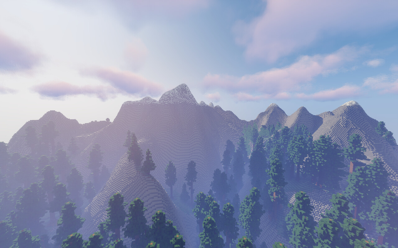 Banff National Park [3.5k x 3.5k] Minecraft Map