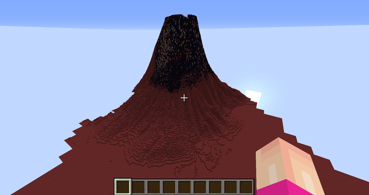 Volcanic Island Build Plot Minecraft Map