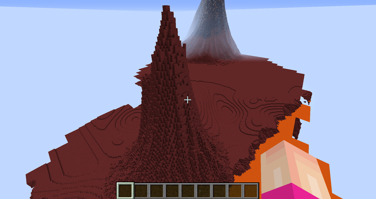 Volcanic Island Build Plot Minecraft Map