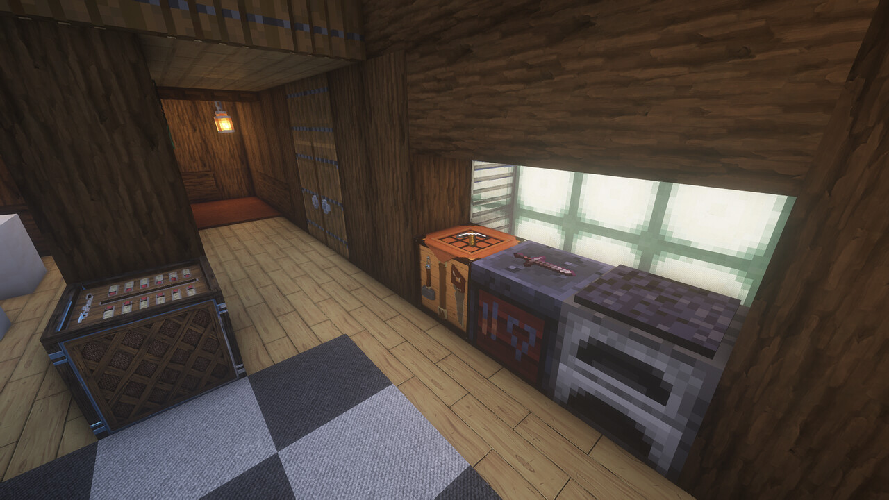 Modern Snowy Mountain House Minecraft Map