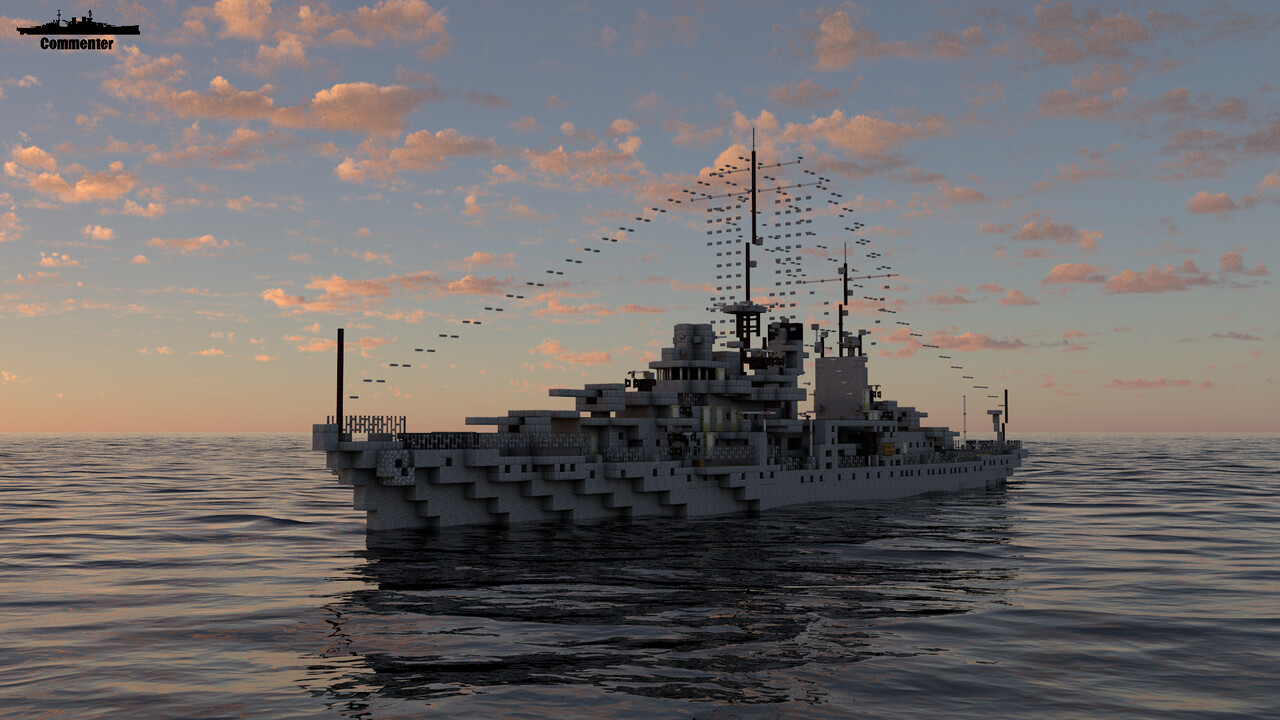 USS Erie 1:1 Scale Minecraft Map