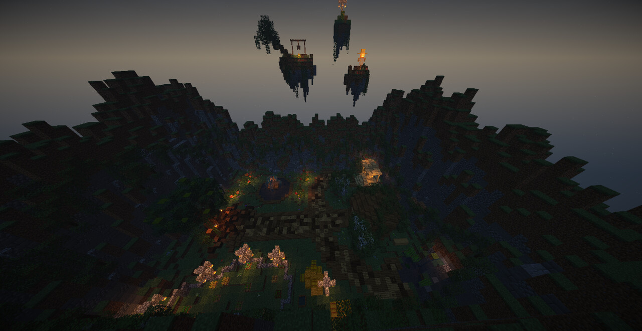 Sunset Garden — Lobby / Spawn Minecraft Map